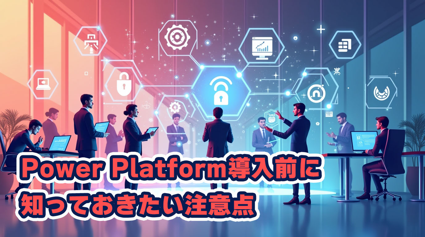 Power Platform導入前に知っておきたい注意点 – アタラキシアのDX研究室｜経営とITをつなぐDX担当者のための情報サイト